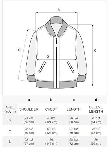 Aelfric Eden Men's Harajuku Graphic Print Varsity Jacket Colorblock Button Closure Baseball Jacket