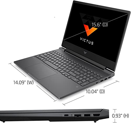 HP Victus 15t 15.6" FHD 144Hz Gaming Laptop (Intel 12th Gen i7-12650H, 64GB RAM, 2TB PCIe SSD, Geforce RTX 3050 Ti 4GB) 10-Core (Beat Ryzen 7 5800H), Backlit, Webcam, HDMI Cable, Windows 11 Home