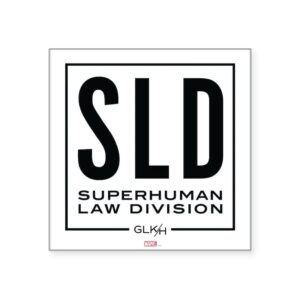 cafepress she hulk sld logo square bumper sticker car decal