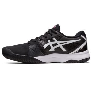 asics men's gel-challenger 13 tennis shoes, 10, black/hot pink