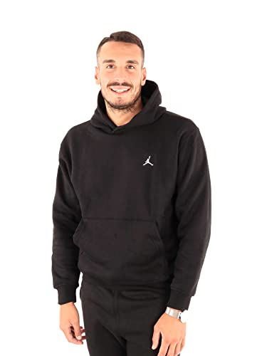 Jordan Men's Black Essential Fleece Pullover Hoodie (DQ7466 010) - M