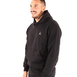 Jordan Men's Black Essential Fleece Pullover Hoodie (DQ7466 010) - M