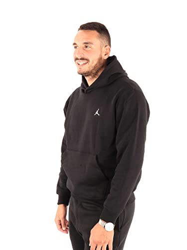 Jordan Men's Black Essential Fleece Pullover Hoodie (DQ7466 010) - M