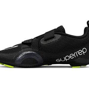 Nike Women's SuperRep Cycle 2 Next Nature Cycling Shoe (Black/Volt/Anthracite/White, us_Footwear_Size_System, Adult, Women, Numeric, Medium, Numeric_8.5)