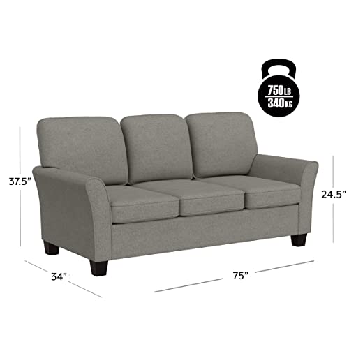 Hillsdale Lorena Upholstery, Sofa, Gray