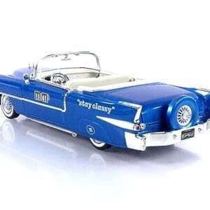 Jada Toys M&M's 1:24 1956 Cadillac El Dorado Die-cast Car w/ 2.75" Blue Figure, Toys for Kids and Adults