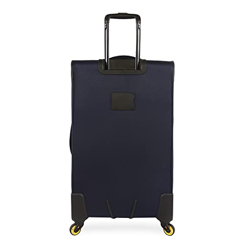 Nautica Helios 2pc Softside Luggage Set, Navy Yellow