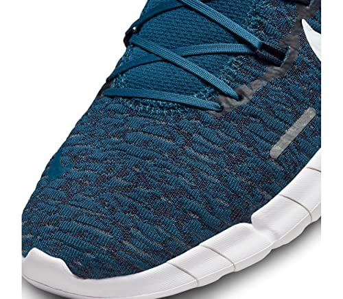 Nike womens Free Run 5.0 Sneaker, Valerian Blue Barely Green Obsidian, 9