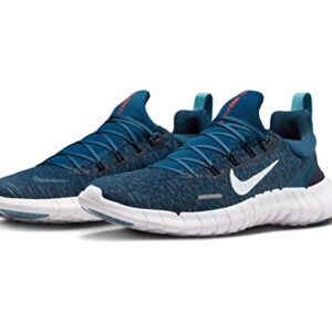 Nike womens Free Run 5.0 Sneaker, Valerian Blue Barely Green Obsidian, 9