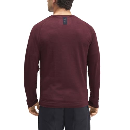 PUMA Mens Porsche Design Evoknit V-Neck Sweater Casual - Red - Size M