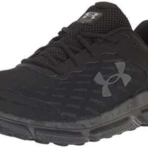 Under Armour Men's Charged Assert 10 Camo Running Shoe, (001) Black/Black/Pitch Gray, 11.5