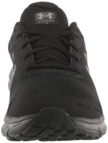 Under Armour Men's Charged Assert 10 Camo Running Shoe, (001) Black/Black/Pitch Gray, 11.5