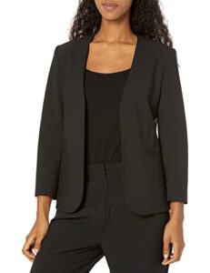 theory womens lindrayia jacket blazer, black, 0 us