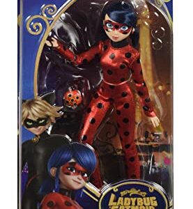 Miraculous Bandai Ladybug & Cat Noir The Movie Ladybug Fashion Doll | 26cm Marinette Ladybug Doll with Yoyo Accessory Dolls from The Movie Make Great Toys for Girls and Boys