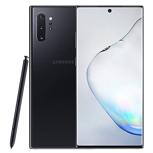 SAMSUNG Galaxy Note 10 (256GB, 8GB) 6.3" AMOLED, IP68 Water Resistant, Snapdragon 855, 4G LTE Fully Unlocked (T-Mobile, Verizon, Global) N970U (US Model w/ 256GB SD, Aura Black)