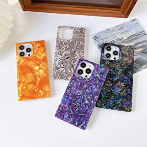 Cocomii Square Case Compatible with iPhone 13 Mini - Slim, Glossy, Opalescent Pearl, Iridescent Glitter, Easy to Hold, Anti-Scratch, Shockproof (Abalone)