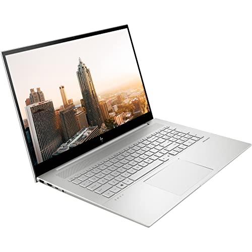 HP Envy Laptop, 17.3" FHD Touchscreen, Intel Core i7-1195G7, 32GB RAM, 512GB PCIe SSD, Webcam, Fingerprint Reader, Backlit Keyboard, HDMI, Wi-Fi 6, Bluetooth, Windows 11 Home, Silver