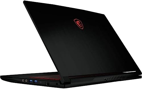 MSI 2022 GF63 Thin Gaming 15.6" FHD Laptop, Intel Core i5-10300H Processor, 64GB DDR4 RAM, 2TB PCIe SSD, Backlit Keyboard, GeForce GTX1650 Max-Q Graphics, HDMI, Win 10, Black, 32GB USB Card