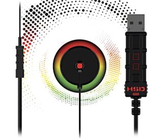 hipshotdot pro color and brightness control dot led aim assist mod for gaming tv compatible with xbox, playstation, nintendo and pc - works with all shooter video games and fps or tps (hipshotdot pro)