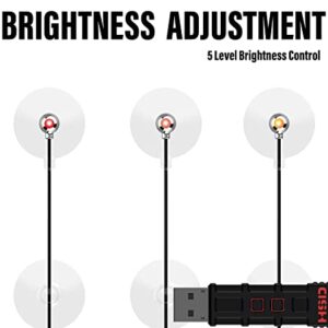 Hipshotdot PRO Color and Brightness Control Dot LED Aim Assist Mod for Gaming TV Compatible with Xbox, Playstation, Nintendo and PC - Works with All Shooter Video Games and FPS or TPS (Hipshotdot PRO)