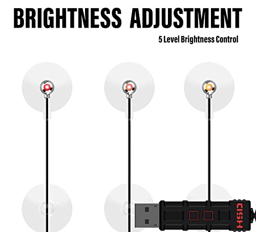 Hipshotdot PRO Color and Brightness Control Dot LED Aim Assist Mod for Gaming TV Compatible with Xbox, Playstation, Nintendo and PC - Works with All Shooter Video Games and FPS or TPS (Hipshotdot PRO)