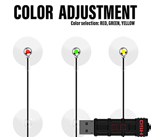 Hipshotdot PRO Color and Brightness Control Dot LED Aim Assist Mod for Gaming TV Compatible with Xbox, Playstation, Nintendo and PC - Works with All Shooter Video Games and FPS or TPS (Hipshotdot PRO)