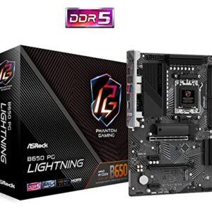 ASRock B650 PG Lightning AMD Ryzen 7000 Series Processors Motherboard