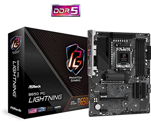 ASRock B650 PG Lightning AMD Ryzen 7000 Series Processors Motherboard