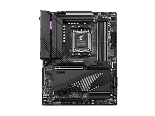 GIGABYTE B650 AORUS PRO AX (AM5/ LGA 1718/ AMD B650/ ATX/ 5-Year Warranty/ DDR5/ Quad M.2/ PCIe 5.0/ USB 3.2 Gen2X2 Type-C/WiFi 6E/ Intel 2.5GbE LAN/Q-Flash Plus/EZ-Latch/Gaming Motherboard)