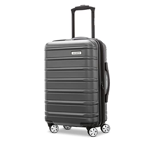 Samsonite Omni 2 Hardside Expandable Luggage with Spinners | Charcoal | 22X14X9 Carry-on