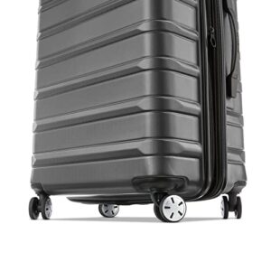 Samsonite Omni 2 Hardside Expandable Luggage with Spinners | Charcoal | 22X14X9 Carry-on