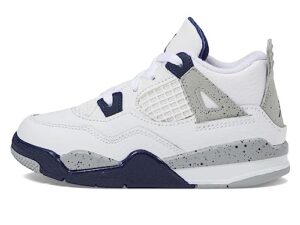 jordan jordan 4 retro (infant/toddler) white/midnight navy/light smoke grey 5 toddler m