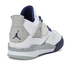 Jordan Jordan 4 Retro (Little Kid) White/Midnight Navy/Light Smoke Grey 3 Little Kid M