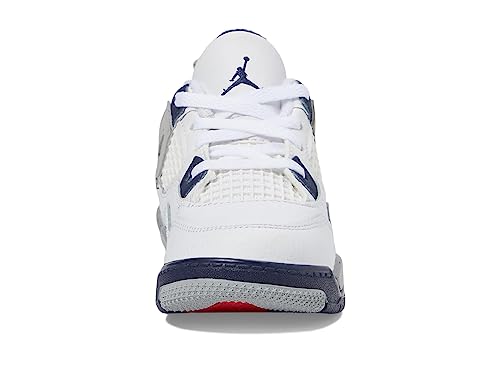 Jordan Jordan 4 Retro (Little Kid) White/Midnight Navy/Light Smoke Grey 3 Little Kid M