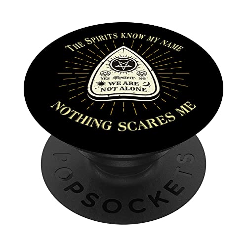 Spirits Nothing scares me Ghost Hunter gear PopSockets Swappable PopGrip