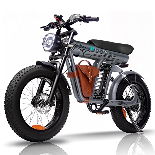 Electric Bike for Adults,YYG Ebike with 1200W Brushless Motor, 48V/20Ah ,20”x4.0 Ebikes,Up to 32MPH Commuter Electric Bicycle,Dual Shock Absorber Electric Motorcycle Dirt Bike(Updated Saddle)