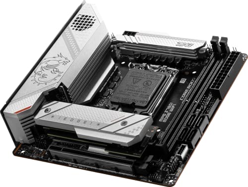 MSI MPG Z790I Edge WiFi Gaming Motherboard (Supports 12th/13th Gen Intel Processors, LGA 1700, DDR5, PCIe 5.0, M.2, 2.5Gbps LAN, USB 3.2 Gen2, Wi-Fi 6E, Mini-ITX)