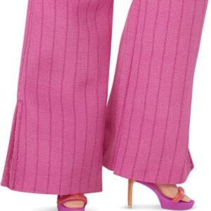 Barbie The Movie Doll, Gloria Collectible Wearing Three-Piece Pink Power Pantsuit with Strappy Heels and Golden Earrings