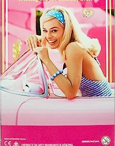 Barbie The Movie Doll, Margot Robbie as Barbie, Collectible Doll Wearing Pink and White Gingham Dress with Daisy Chain Necklace for 6 years and up