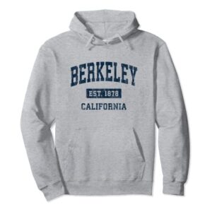 Berkeley California CA Vintage Athletic Sports Design Pullover Hoodie