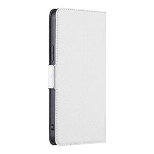 BANLEI2U Phone Cover Wallet Folio Case for Oppo REALME 7 PRO, Premium PU Leather Slim Fit Cover for REALME 7 PRO, Shock Resistance, White