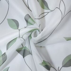 LOFT LIVING Tandem Leaf Indoor/Outdoor Grommet Curtain Panel 54" x 96" in Green