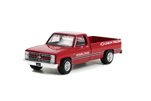 Greenlight 1:64 1986 Chevrole Silverado 70th Annual Indianapolis 500 Mile Race Official Truck - Red (Hobby Exclusive) 30340 [Shipping from Canada]