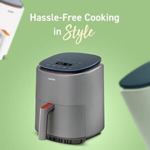 COSORI Air Fryer 4 Qt, 7 Cooking Functions Airfryer, 150+ Recipes on Free App, 97% less fat Freidora de Aire & Electric Kettle with Stainless Steel Filter and Inner Lid, 1500W 1.7L Glass Tea Kettle