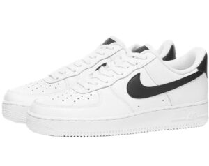 nike women's air force 1 '07 black/white sz 7.5