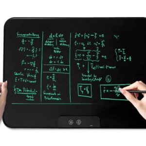 Huge LCD Writing Tablet 4 Adult & Kid, 22 Inch Standalone Bulletin & Message Board 4 Business & Home, Rechargeable Electronic Doodle & Drawing Pad with 2 Pens, Learning Toy, Holiday or Birthday Gift