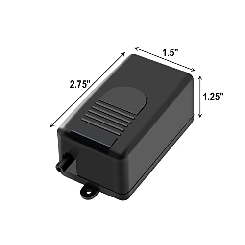 AQUANEAT Aquarium Air Pump for Small Fish Tank up to 10 Gallon, 50 GPH Hydroponic Oxygen Aerator, with Airline Tubing, Air Stone, Air Bubbler, Check Valve