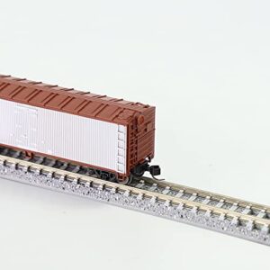 C15016 N Scale Reefer Car Wagon Wooden Side 1:160 Model Train Railway Flat Car (White)