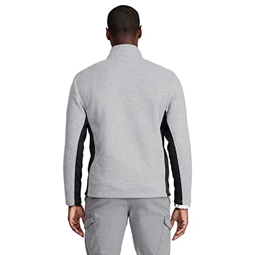 IZOD Men's Advantage Performance Full Zip Fleece Jacket, Light Grey Heather, XX-Large