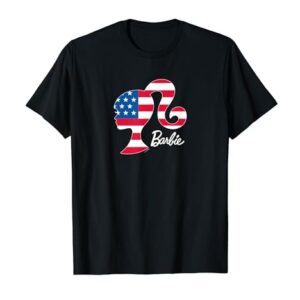 Barbie - Barbie Logo USA Flag T-Shirt